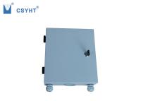 China 12 Port FTTH Fiber Optic Terminal Box Load 12pcs SC Simplex Adapter Outdoor Wall Mounted for sale