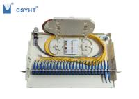 China 19inch 1U fixed type fiber optic patch panel 24 core used in fiber optic cabinet for sale