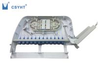 China Rotary type fiber optic patch panel 19inch 1U rack mounted 24 , 48 , 96 , 120 cores for sale