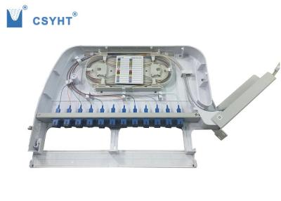 China Rotary type fiber optic patch panel 19inch 1U rack mounted 24 , 48 , 96 , 120 cores for sale
