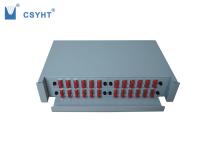 China 48 port 2U fiber optic patch panel RS48 rack mounted ODF used in 19inch cabinet for sale