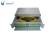 China 48 port 2U fiber optic patch panel RS48 rack mounted ODF used in 19inch cabinet for sale
