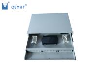 China 19inch rack mounted fiber optic patch panel drawer type 1U 24 SC port for sale