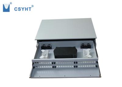 China Rack mounted fiber optic terminal box ODF 48FO 19inch for loading in cabinet for sale