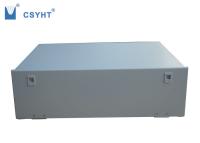 China 72 port fiber optic patch panel 19inch rack mounted type with front cover for sale