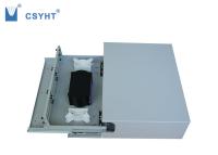 China 72 port fiber optic patch panel 19inch rack mounted type with front cover for sale
