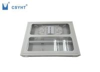 China Drawer Type Fiber Optic LC Patch Panel 24 Port FTB With Transparent Cover for sale