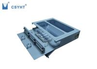 China Aluminum FTTH Outdoor Fiber Patch Panel ODF 48 Port With Transparent Cover for sale