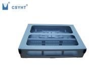 China Aluminum FTTH Outdoor Fiber Patch Panel ODF 48 Port With Transparent Cover for sale