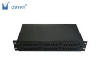 China 2U 48 Port Fiber Patch Panel Loaded In 19 Inch ODF Light Weight Reasonable Structure for sale