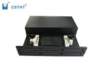 China 2U 48 Port Fiber Patch Panel Loaded In 19 Inch ODF Light Weight Reasonable Structure for sale