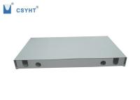 China 19inch 24cores Rack Mount Patch Panel FTTX Steel 1u ODF for sale