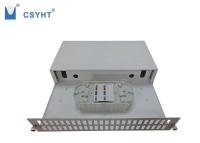China Slidable Rack Mounted Fiber Optic Patch Panel , 2U Height High Density Fiber Patch Panel for sale