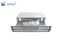 China Slidable Rack Mounted Fiber Optic Patch Panel , 2U Height High Density Fiber Patch Panel for sale
