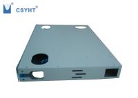 China Modulized Design Fiber Optic Patch Box 12 Port With 1pcs Splice Cassette for sale