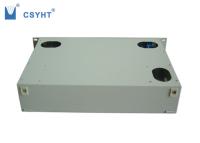 China 36FO 19 Inch Fiber Optic Patch Panel Rack Mount With 3pcs Splice Tray Inside for sale