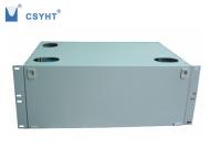 China Modular Fiber Optic Patch Panel , 48FO Fiber Enclosure Rack Mount Standard Size for sale