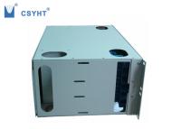 China Modular Fiber Optic Patch Panel , 48FO Fiber Enclosure Rack Mount Standard Size for sale