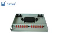 China 1U Height Fiber Optic Termination Panel 24 Fibers Standard Size Reasonable Structure for sale