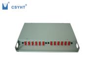 China 1U Height Fiber Optic Termination Panel 24 Fibers Standard Size Reasonable Structure for sale