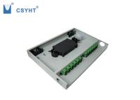 China 1U Height Fiber Optic Termination Panel 24 Fibers Standard Size Reasonable Structure for sale