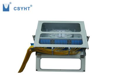 China 24FO ODF Fiber Optic Distribution Frame FTTB CATV Aluminum 96c for sale