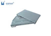 China Rotary Patch Panel Fiber Optic 24 Port 19 Inch Standard Size 1U Rack Mounted Type for sale