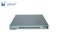 China Rotary Patch Panel Fiber Optic 24 Port 19 Inch Standard Size 1U Rack Mounted Type for sale