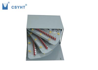 China Indoor 144 Port Fiber Optic Patch Panel 19inch Rack Mount Fiber Patch Panel for sale