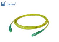 China SC APC Armoured Fiber Optic Patch Cord , Multimode / Single Mode Fiber Patch Cables for sale