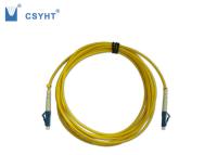 China Small Light LC Single Mode Fibre Optic Patch Leads Push - Pull RJ-45 Lockable Structure for sale
