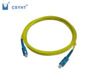 China SC UPC Fiber Optic Cable Patch Cord Single Mode High Dense Connection for sale