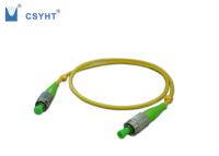 China FC SM Fiber Optic Jumper Cables Low Insertion Loss And Back Reflection Loss for sale