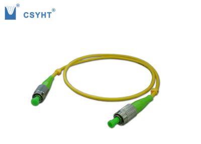 China FC SM Fiber Optic Jumper Cables Low Insertion Loss And Back Reflection Loss for sale