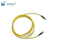China FC SM Fiber Optic Jumper Cables Low Insertion Loss And Back Reflection Loss for sale