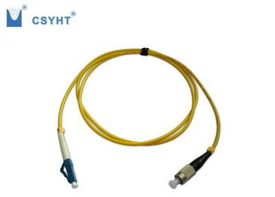 China Hybrid Single Mode Fiber Optic Patch Cord , FC - SC FC - LC Fiber Patch Cord for sale