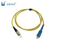 China Hybrid Single Mode Fiber Optic Patch Cord , FC - SC FC - LC Fiber Patch Cord for sale