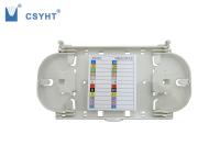 China 24FO Fiber Optic Tray With Transparent Cover And Color Identify Label for sale