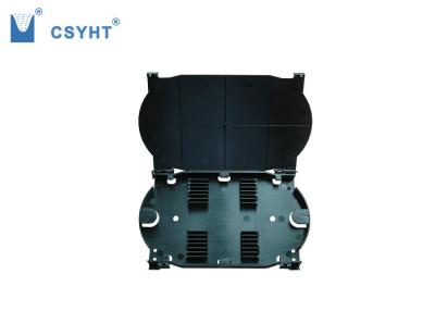 China High Intensity Optical Fiber Tray 12 Core Black / White Accept Redundant Bare Fiber for sale