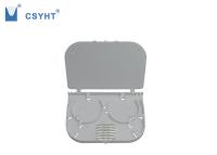 China ABS Plastic 6 Fiber Optic Tray , Dust Proof Fiber Management Tray In FTTH Box for sale