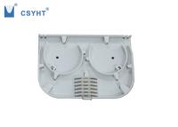 China ABS Plastic 6 Fiber Optic Tray , Dust Proof Fiber Management Tray In FTTH Box for sale