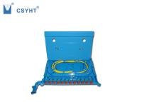 China FTTB ABS Plastic 24cores Fiber Optic Splice Tray for sale