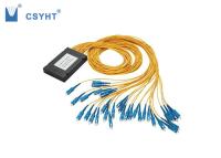 China ABS Box Type Fiber Optic Cable Splitter 32 Way With SC Connector 1m Fiber for sale