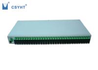 China 19 Inch 1U Single Mode / Multimode Fiber Splitter Patch Panel Rack Mounted Chassis for sale