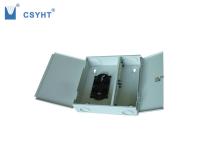 China 24 port fiber optic distribution box indoor wall mounted made of cold roll steel for sale