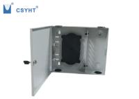 China Indoor FTTH Fiber Optic Terminal Box 12 SC Simplex Adapter Ports Easy Operation for sale