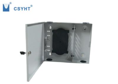 China Indoor FTTH Fiber Optic Terminal Box 12 SC Simplex Adapter Ports Easy Operation for sale