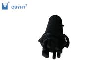 China Black And White Optical 576 Fibre Cable Joint Closure With 1 Oval Port And 6 Round Port for sale