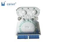China 12 SC DIN fiber optic terminal box ABS plastic for DIN rail mounted application for sale