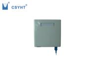 China 2 port FTTH fiber optic face plate plastic material for wall mounted for sale